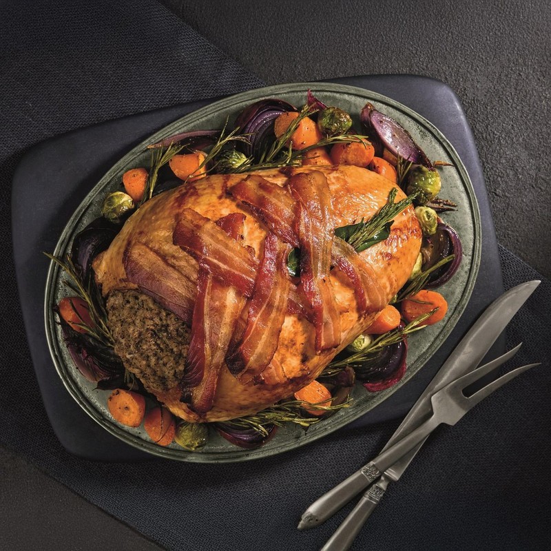 Morrisons The Best Turkey Crown with Pork, Sage & Red Onion Stuffing ...