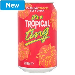Ting Tropical Soda Carbonated Tropical Juice - Morrisons Online ...