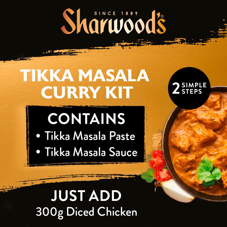 Sharwood's Indian Tikka Masala Curry Sauce Meal Kit 280g - Morrisons ...