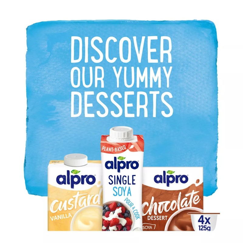 Alpro Dark Chocolate Dessert - Morrisons Online Groceries & Offers