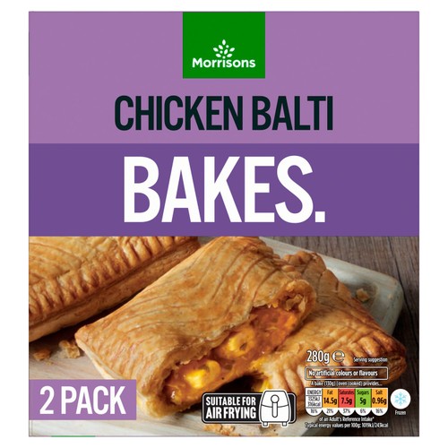Morrisons 2 Chicken Balti Bakes 280g - Morrisons Online Groceries & Offers
