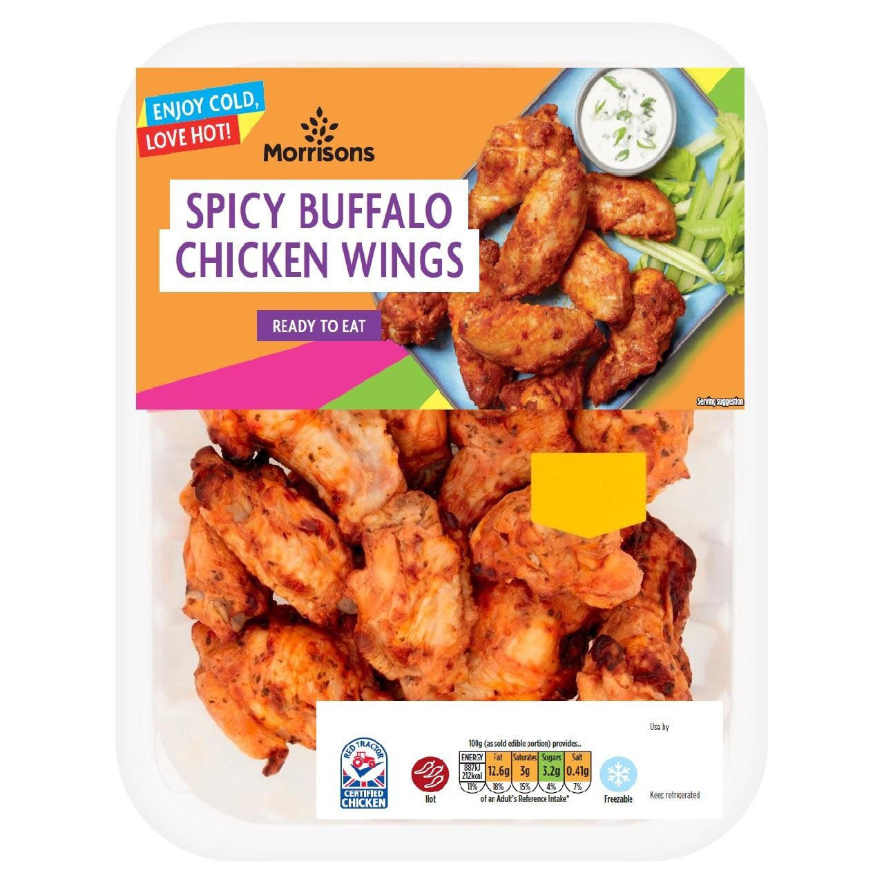 Morrisons Spicy Buffalo Roast Chicken Wings - Morrisons Online ...