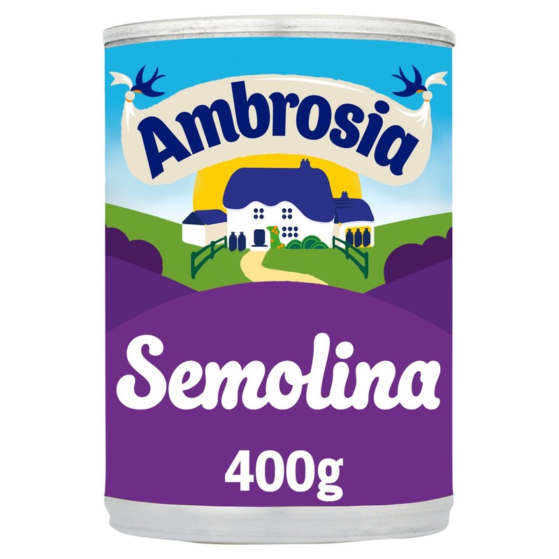 Ambrosia Semolina Pudding Dessert Can 400g - Morrisons Online Groceries ...