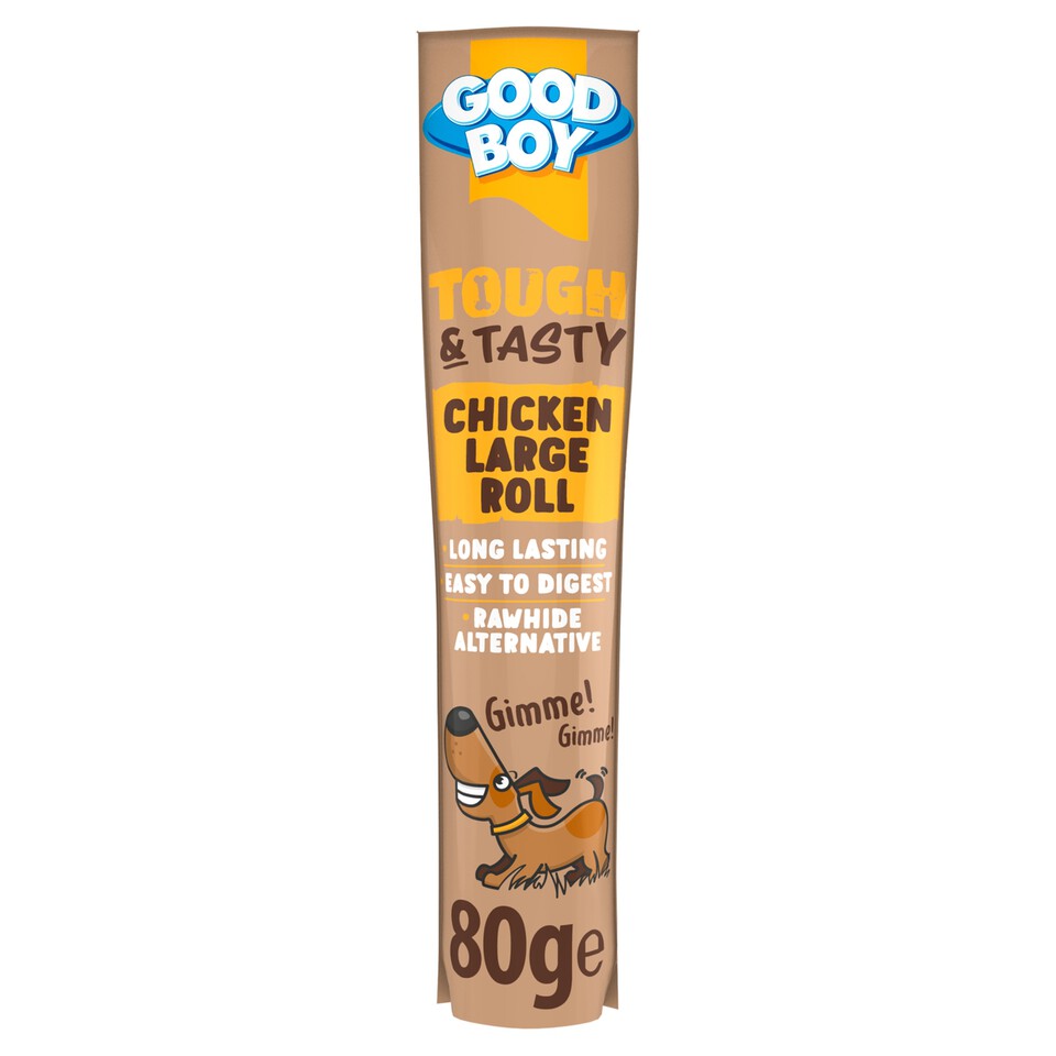 Good Boy Tough & Tasty Chicken Large Roll - Morrisons Online Groceries ...