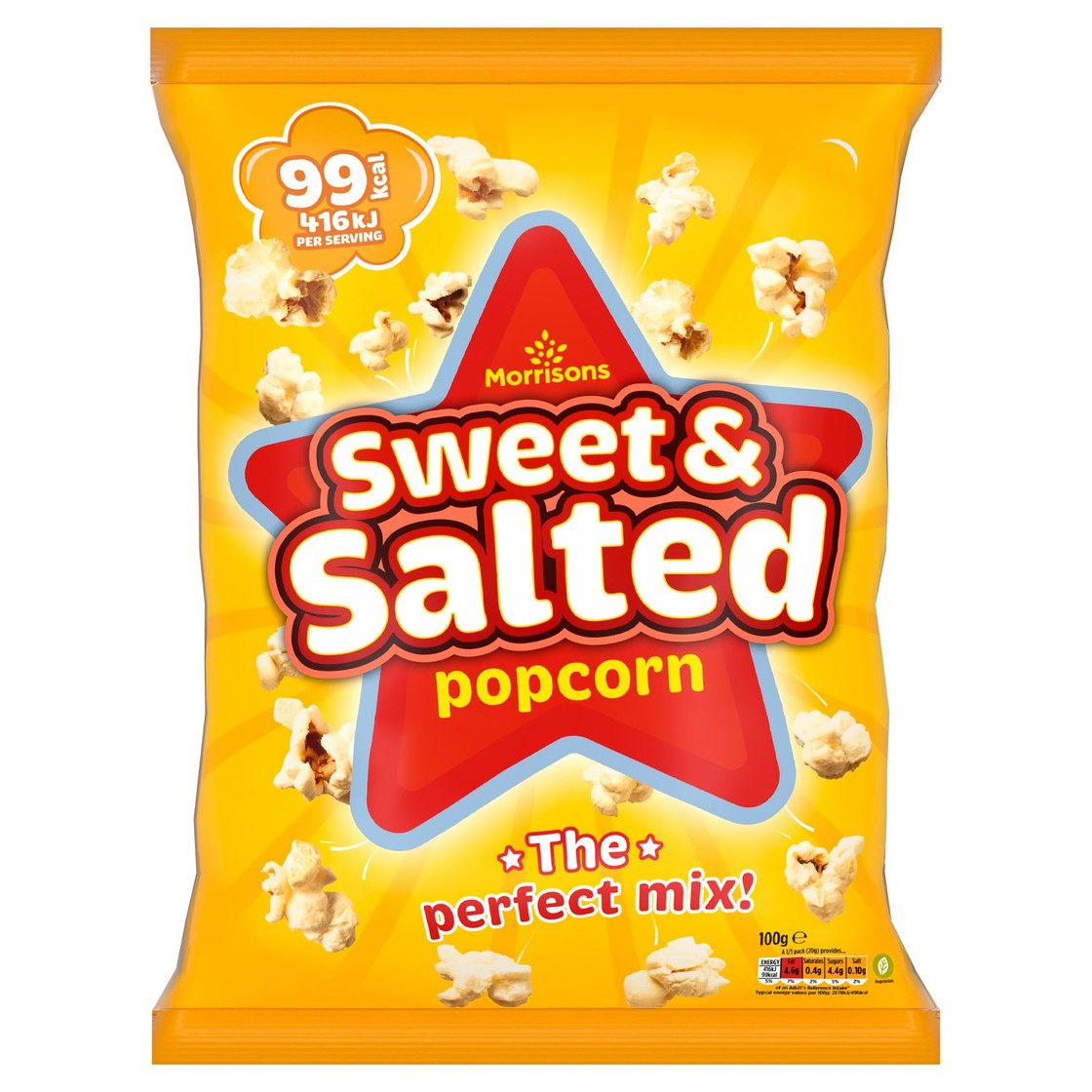 Morrisons Sweet & Salt Popcorn - Morrisons Online Groceries & Offers