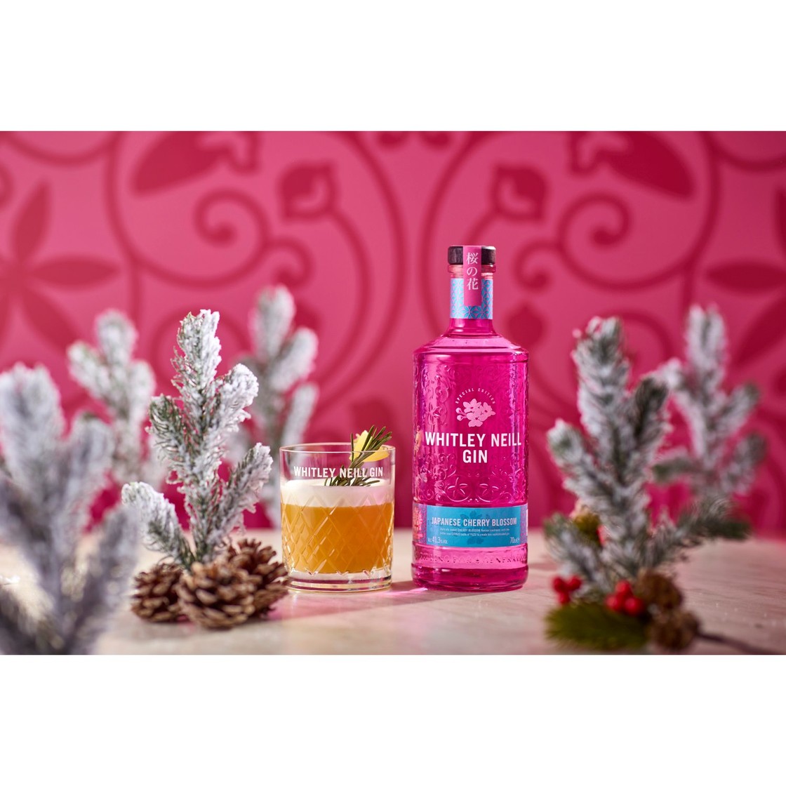 Whitley Neill Japanese Cherry Blossom Gin - Morrisons Online Groceries ...