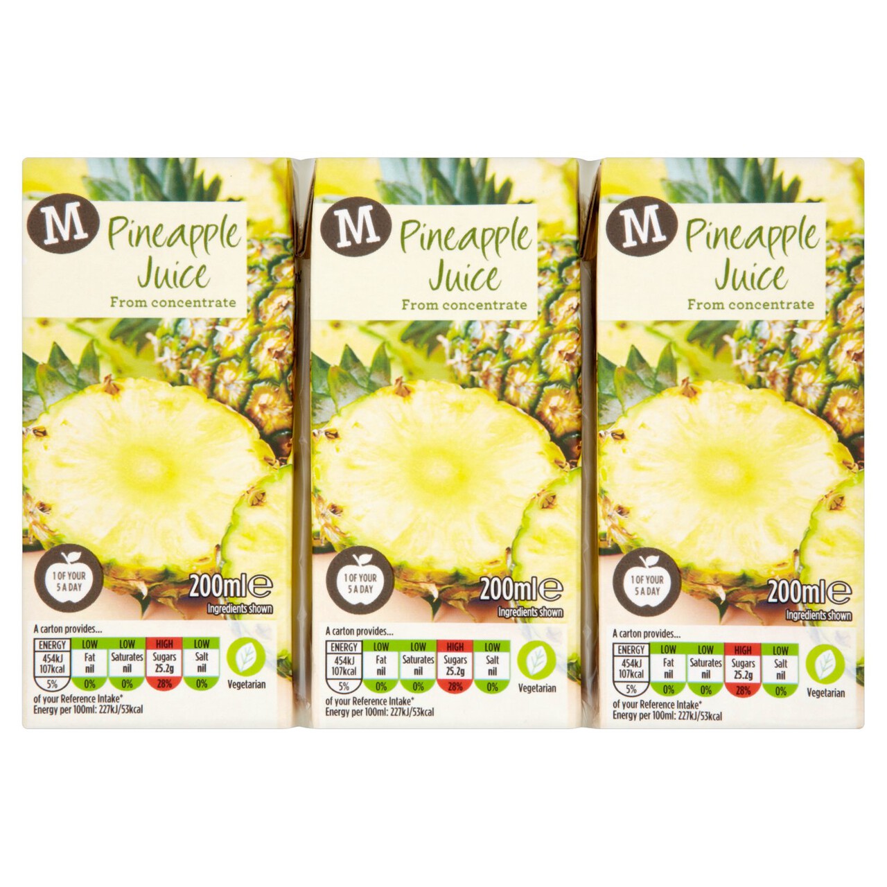 Morrisons Pineapple Juice from Concentrate - Morrisons Online Groceries ...