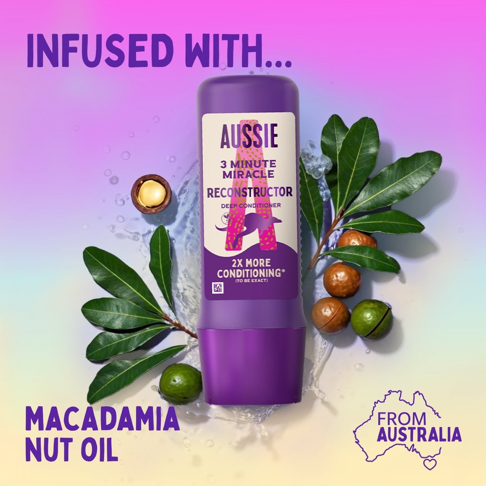 Aussie 3 Minute Miracle Reconstructor Deep Conditioner 250ml ...
