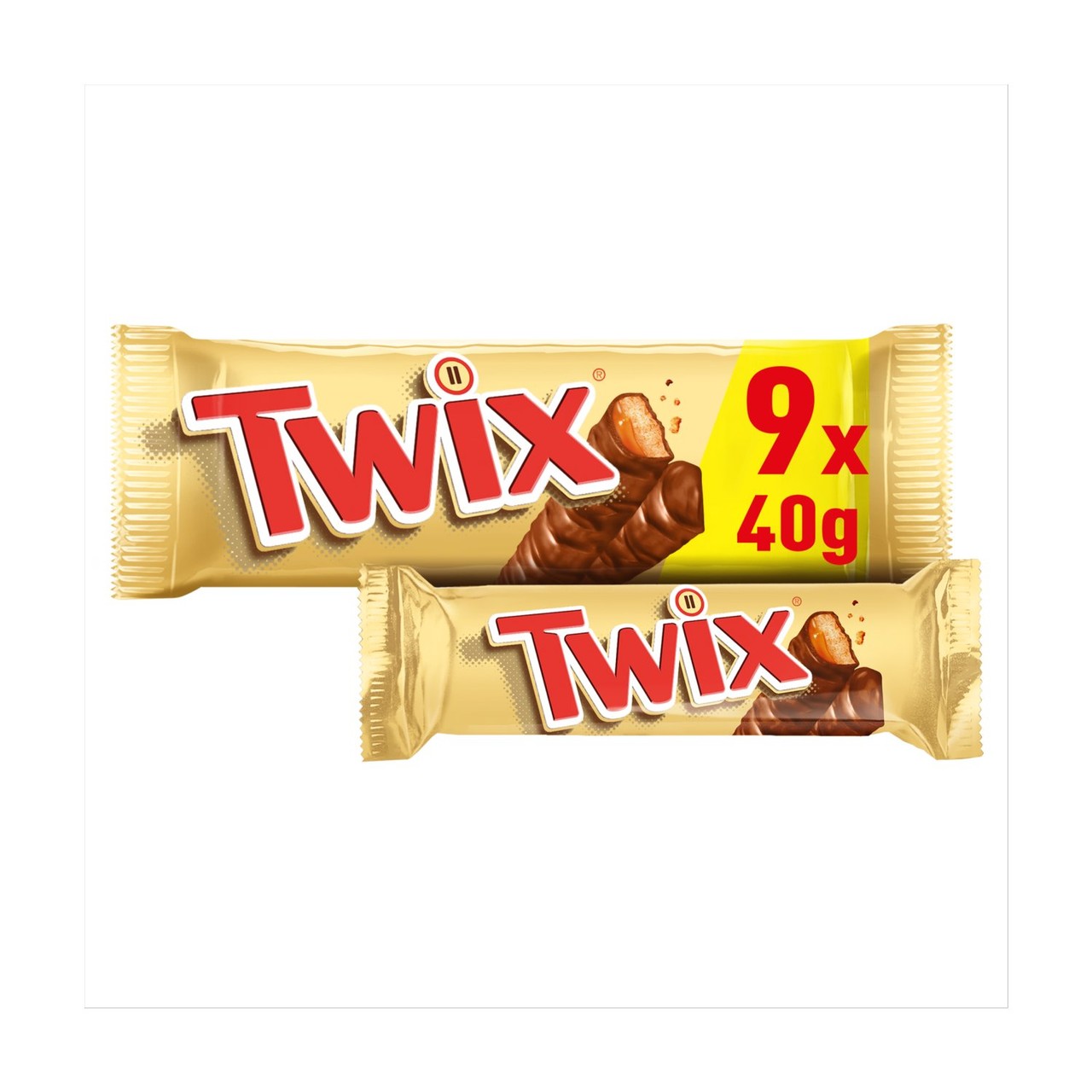 Twix Chocolate Biscuit Snack Size Twin Bars Multipack - Morrisons ...