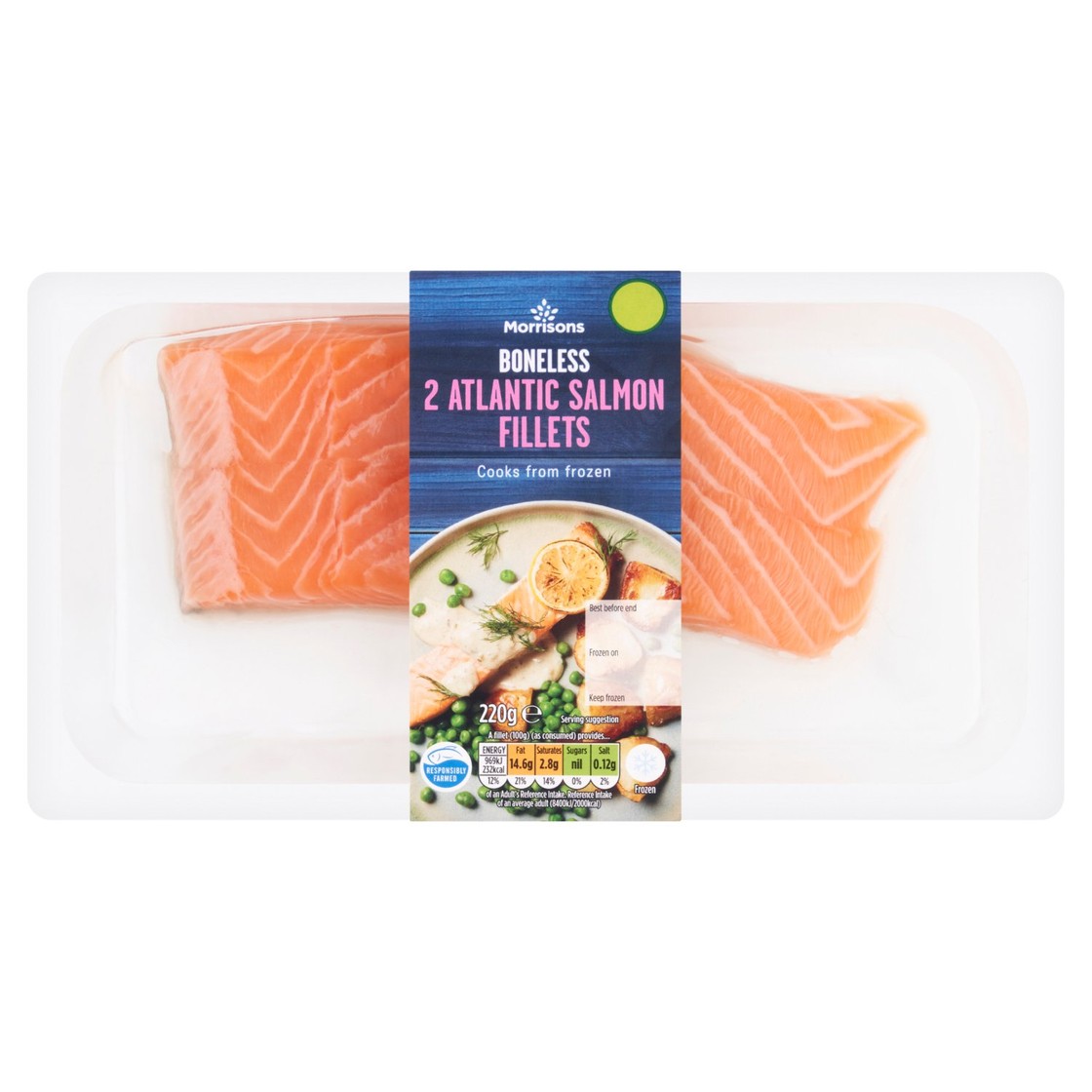 Morrisons Boneless 2 Atlantic Salmon Fillets - Morrisons Online ...