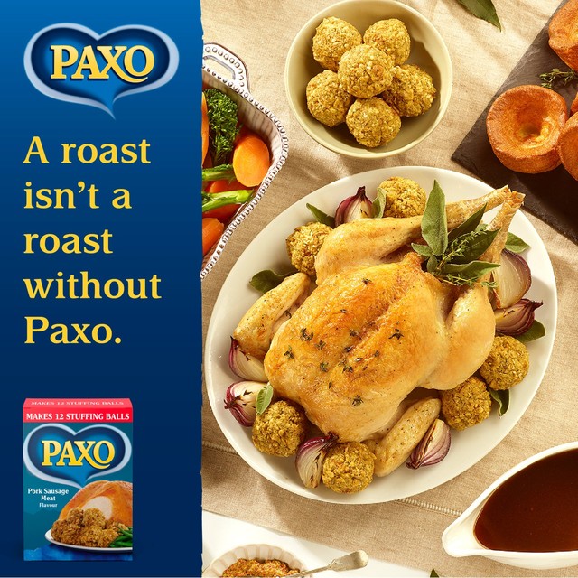 Paxo Pork Sausage Meat Flavour Stuffing Mix 170g - Morrisons Online ...