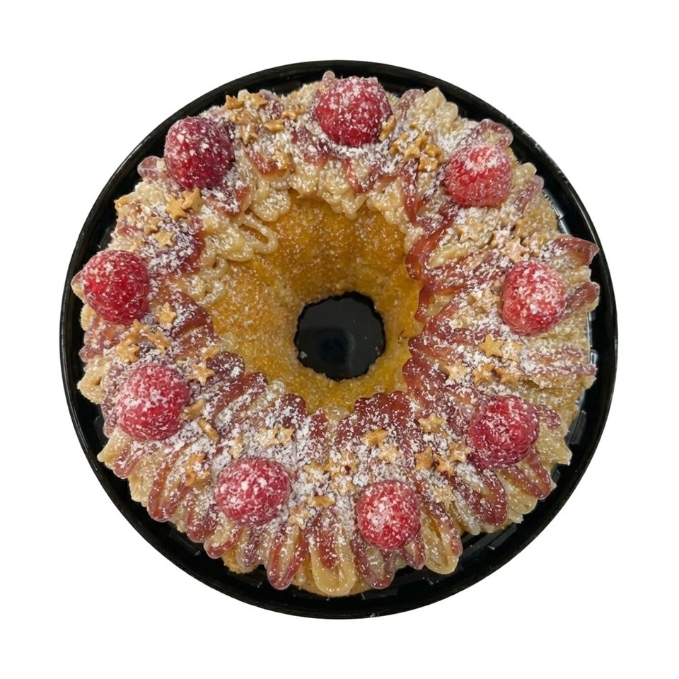 Morrisons Raspberry & Caramelised White Chocolate Bundt Cake ...