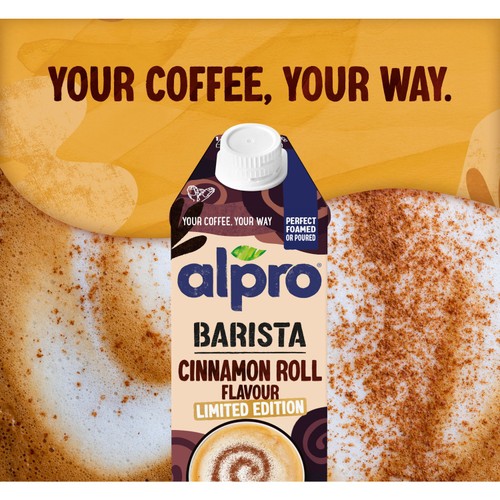 Alpro Barista Cinnamon Roll Chilled Dairy Free Drink 750ml - Morrisons ...