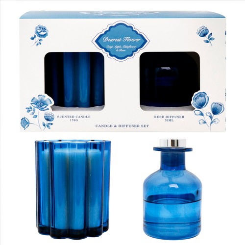Nutmeg Home Dearest Flower Diffuser/Candle Giftset - Morrisons Online ...