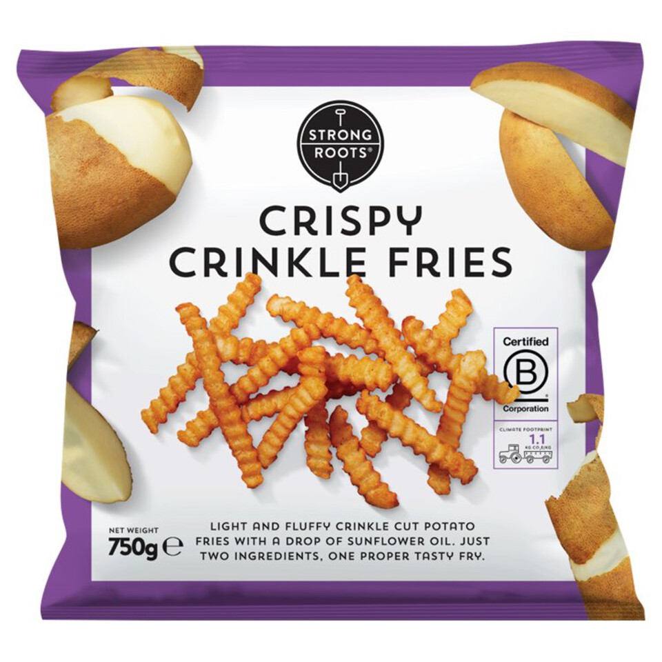 Strong Roots Crispy Crinkle Cut Fries - Morrisons Online Groceries & Offers