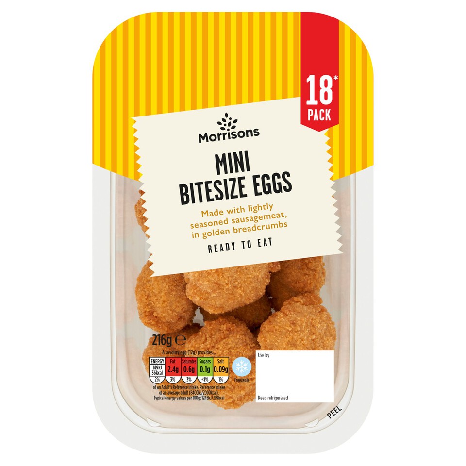 Morrisons 18 Mini Scotch Eggs - Morrisons Online Groceries & Offers
