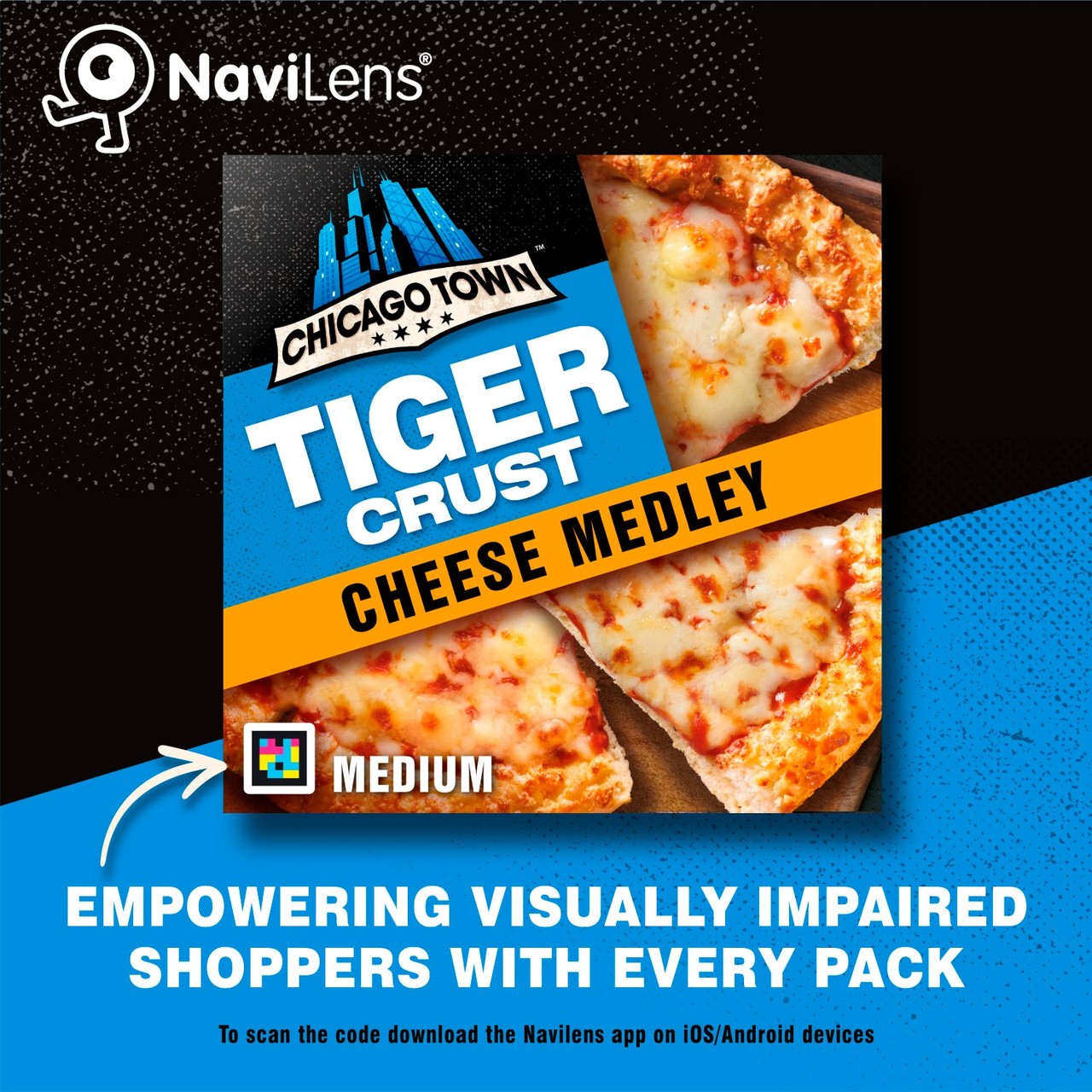 Chicago Town Tiger Crust Cheese Medley Pizza - Morrisons Online ...