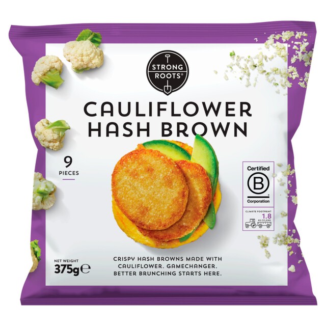 Strong Roots Cauliflower Hash Browns - Morrisons Online Groceries & Offers