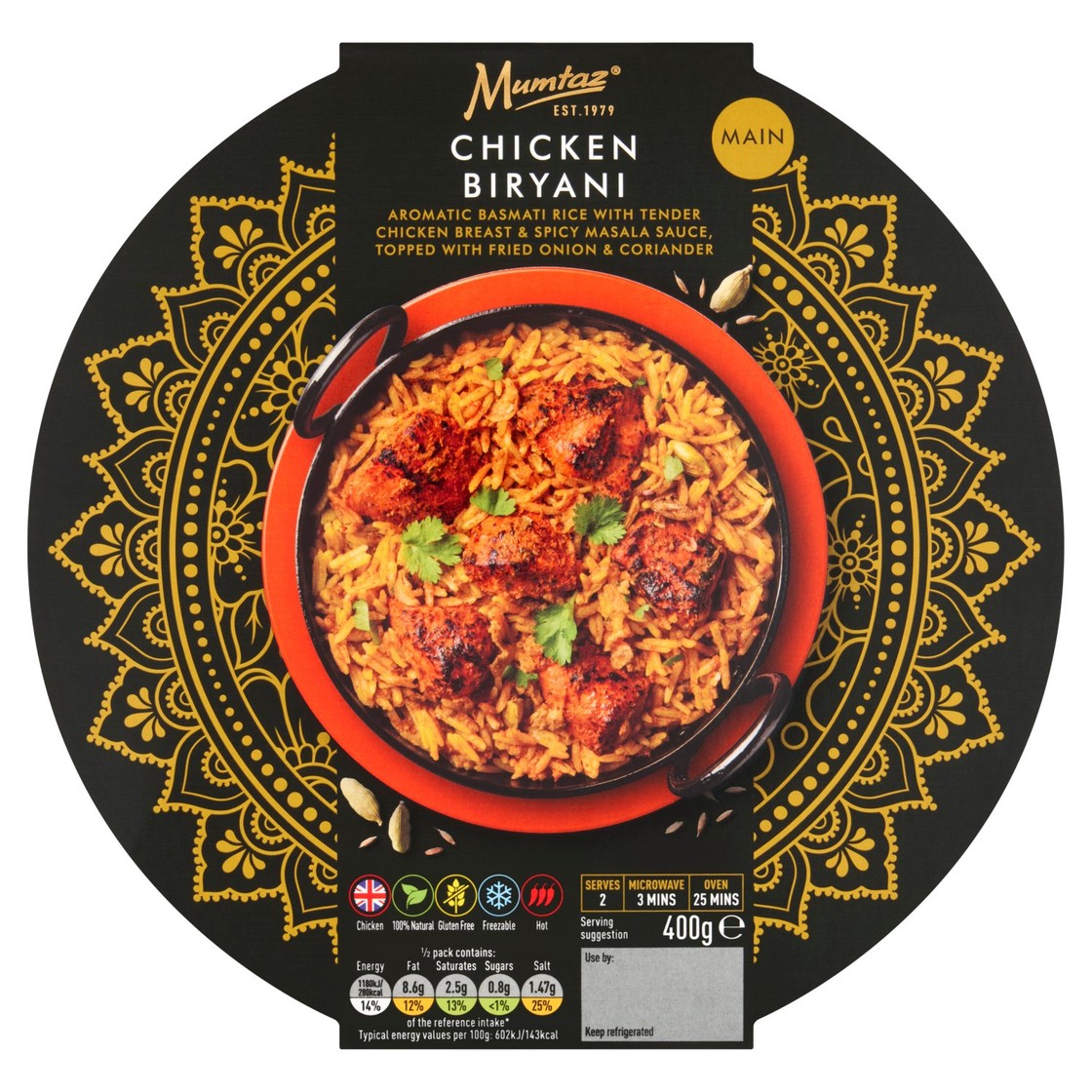 Mumtaz Chicken Biryani 400g - Morrisons Online Groceries & Offers