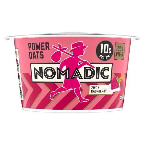 Nomadic Power Oats Yogurt Raspberry - Morrisons Online Groceries & Offers
