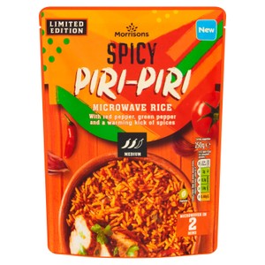 Morrisons Spicy Piri Piri Microwave Rice 250g - Morrisons Online ...
