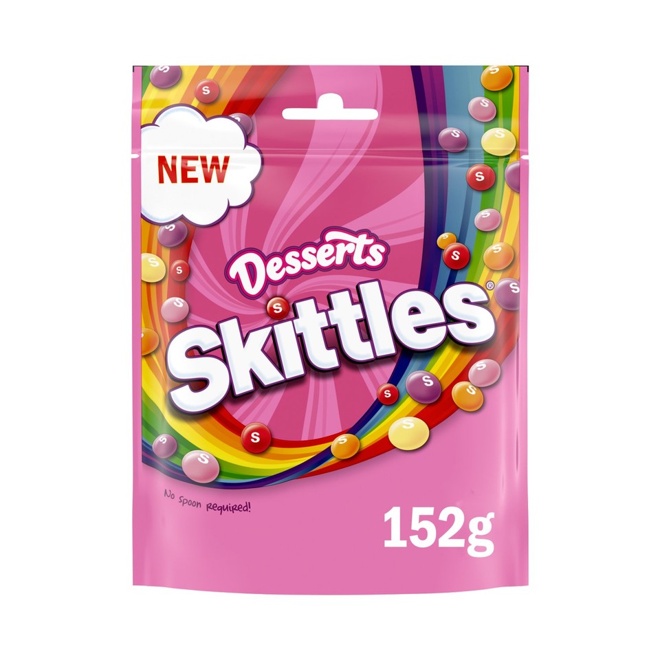 Skittles Vegan Sweets Dessert Flavoured Treat Bag 152g - Morrisons Online Groceries & Offers