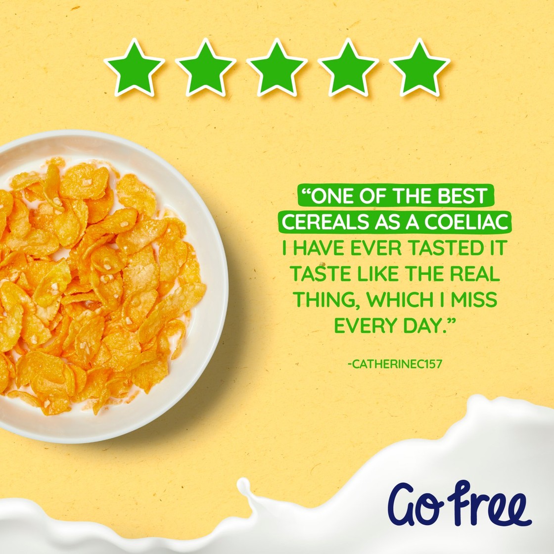 Nestle Go Free Gluten Free Honey Nut Flakes Cereal 350g - Morrisons ...