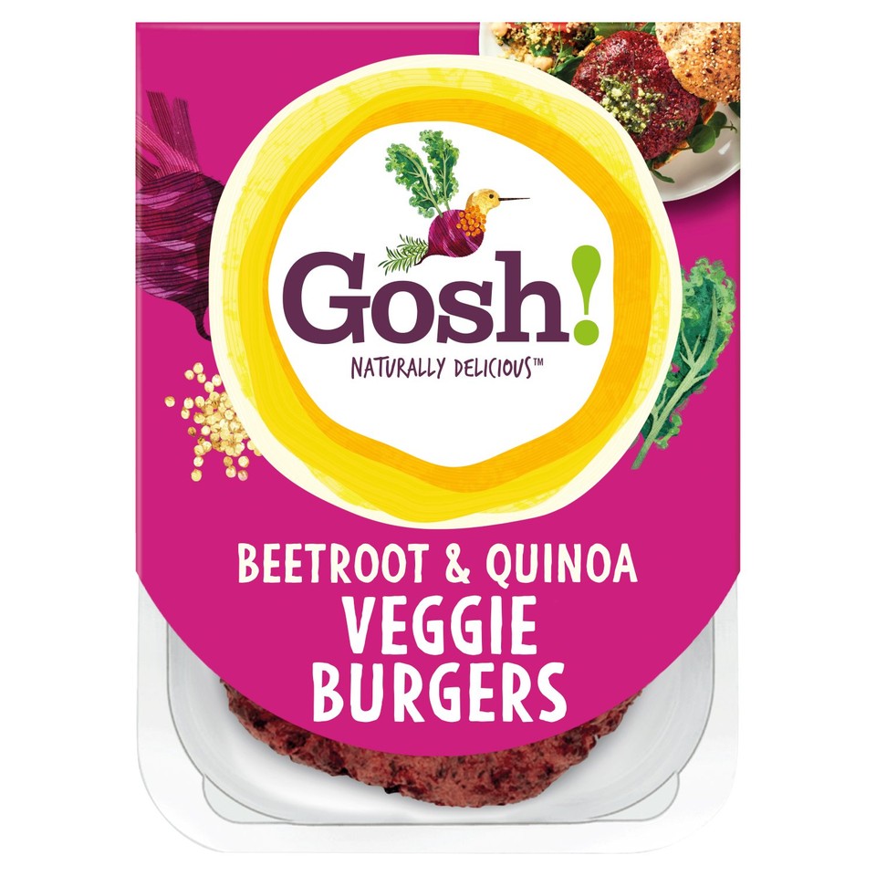 Gosh! Beetroot Burgers With A Hint Of Mint - Morrisons Online Groceries ...