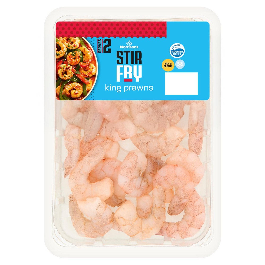 Morrisons Stir Fry Raw King Prawns 160g - Morrisons Online Groceries ...