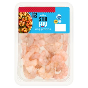 Morrisons Stir Fry Raw King Prawns 160g - Morrisons Online Groceries ...