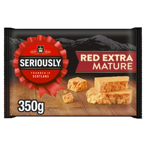 Seriously Strong Original Extra Mature Red Cheddar 350g - Morrisons ...