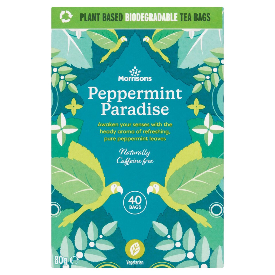 Morrisons Pure Peppermint Tea - Morrisons Online Groceries & Offers
