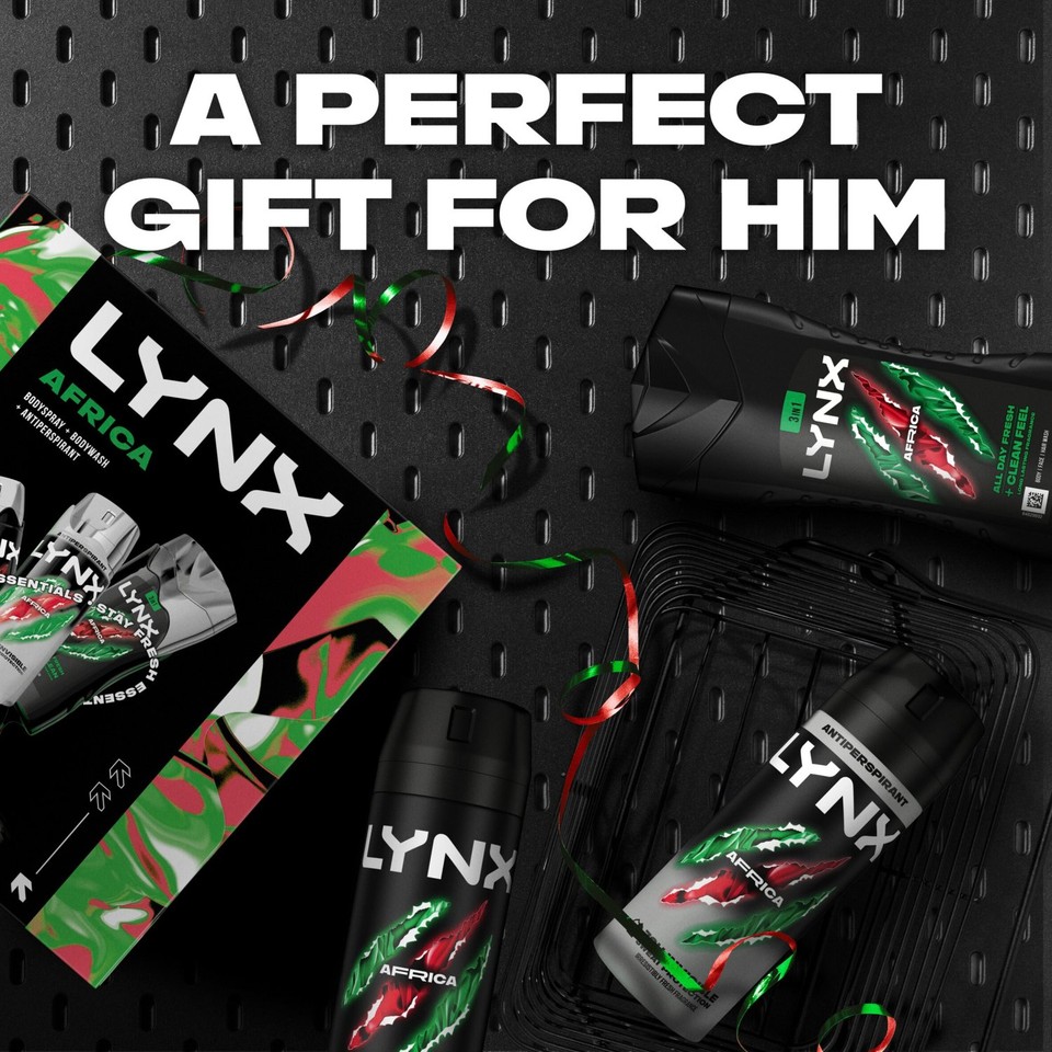 Lynx Trio Africa Gift Set - Morrisons Online Groceries & Offers