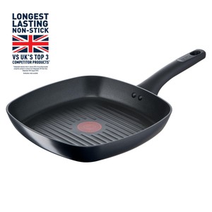 Tefal Titanium Excellence Square Grill Pan - Morrisons Online Groceries ...