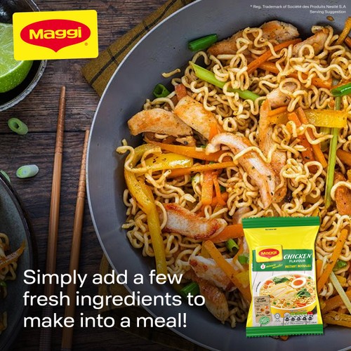Maggi Chicken Flavour Instant Noodles Multipack 5 x 79g - Morrisons ...