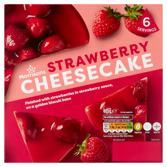 Morrisons Strawberry Cheesecake 485g - Morrisons Online Groceries & Offers
