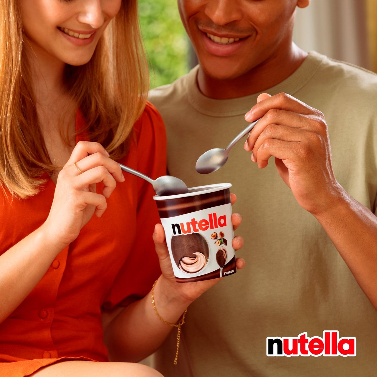 Nutella Chocolate & Hazelnut Ice Cream Tub 470ml - Morrisons Online ...