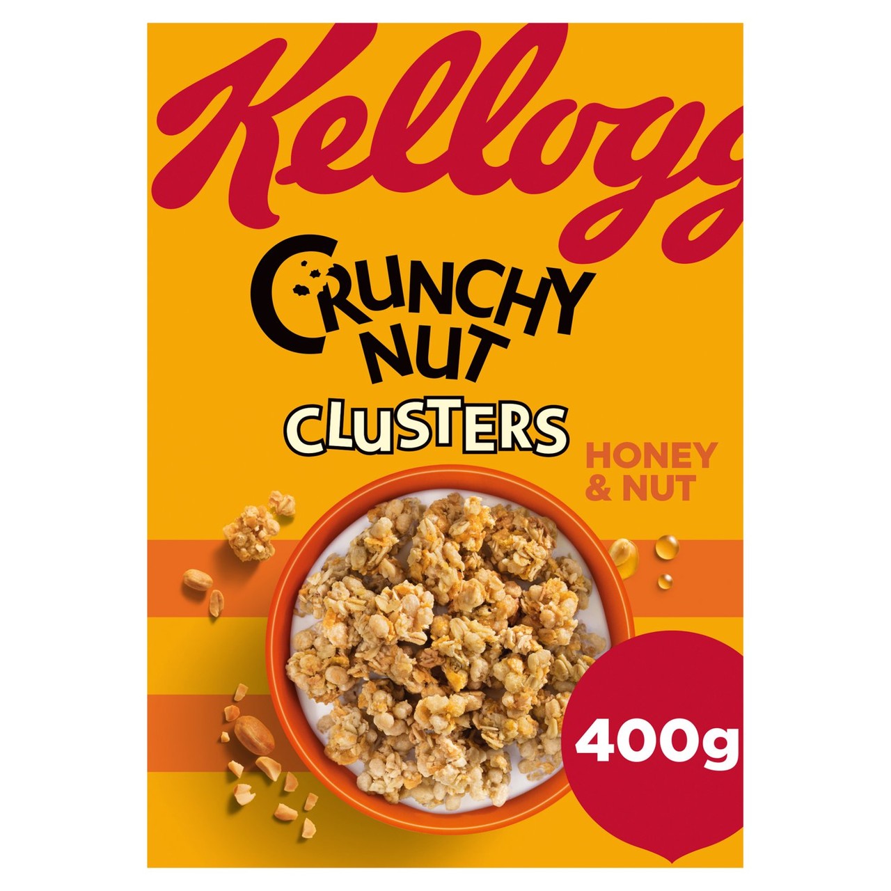Kellogg's Crunchy Nut Honey & Nut Breakfast Cereal 400g - Morrisons ...