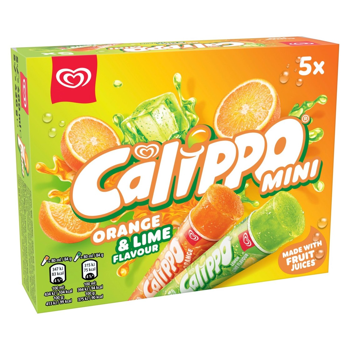 Calippo Mini Orange & Lime Ice Lollies - Morrisons Online Groceries ...