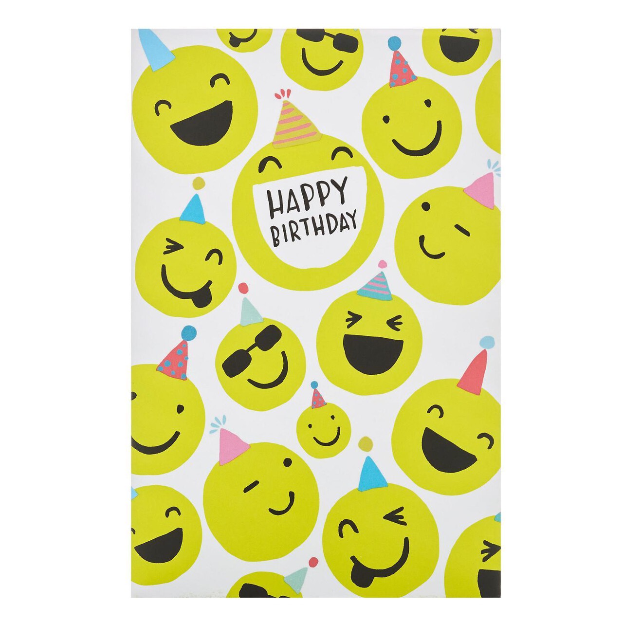 Juvenile Kids Smiley Faces Birthday Card L020 - Morrisons Online ...