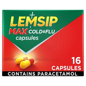 Lemsip Max Cold & Flu Capsules - Morrisons Online Groceries & Offers