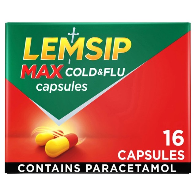 Lemsip Max Cold & Flu Capsules - Morrisons Online Groceries & Offers