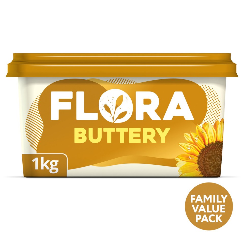 Flora Buttery Spread With Natural Ingredients - Morrisons Online ...
