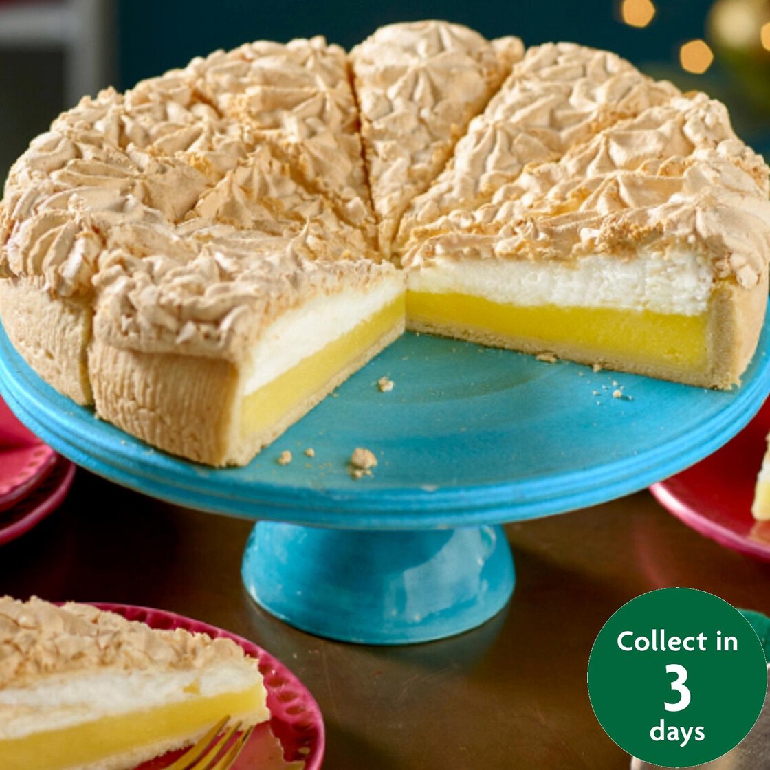FTO Whole Lemon Meringue Cake (14 Slices) - Morrisons Online Groceries ...