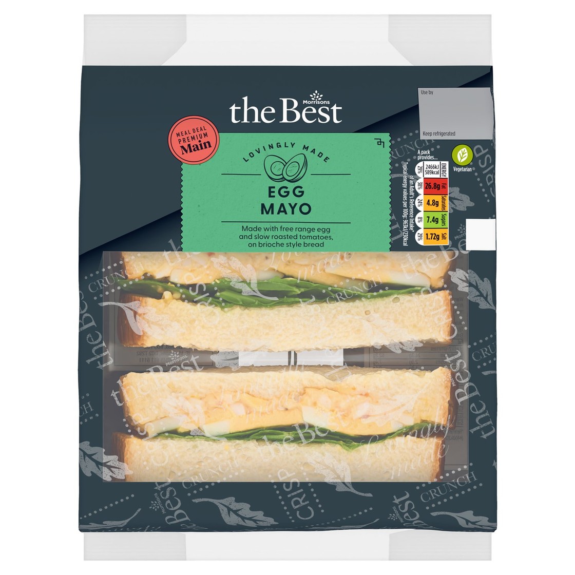Morrisons The Best Egg Sandwich - Morrisons Online Groceries & Offers
