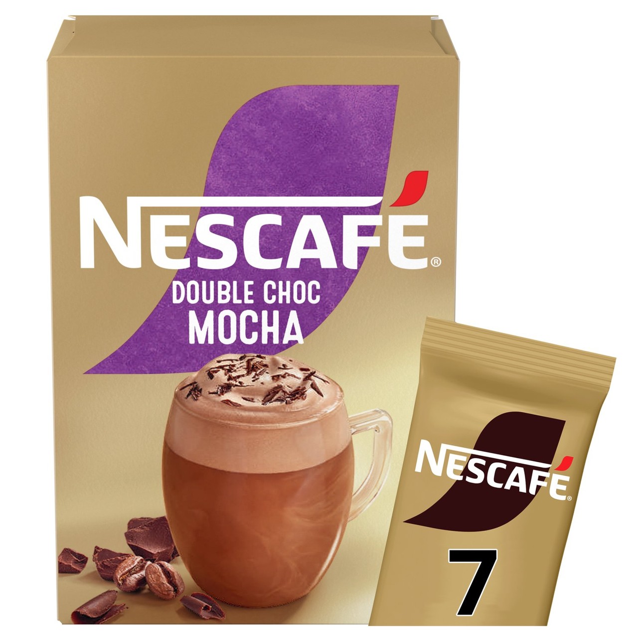 Nescafe Mocha Double Chocolate Instant Coffee 7 Sachets - Morrisons ...