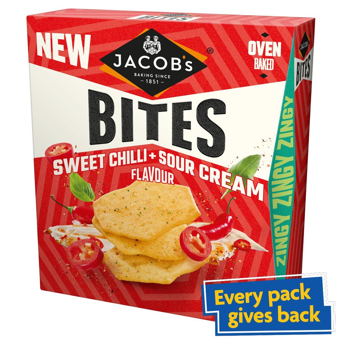 Jacob's Bites Sweet Chilli & Sour Cream Crackers - Morrisons Online ...