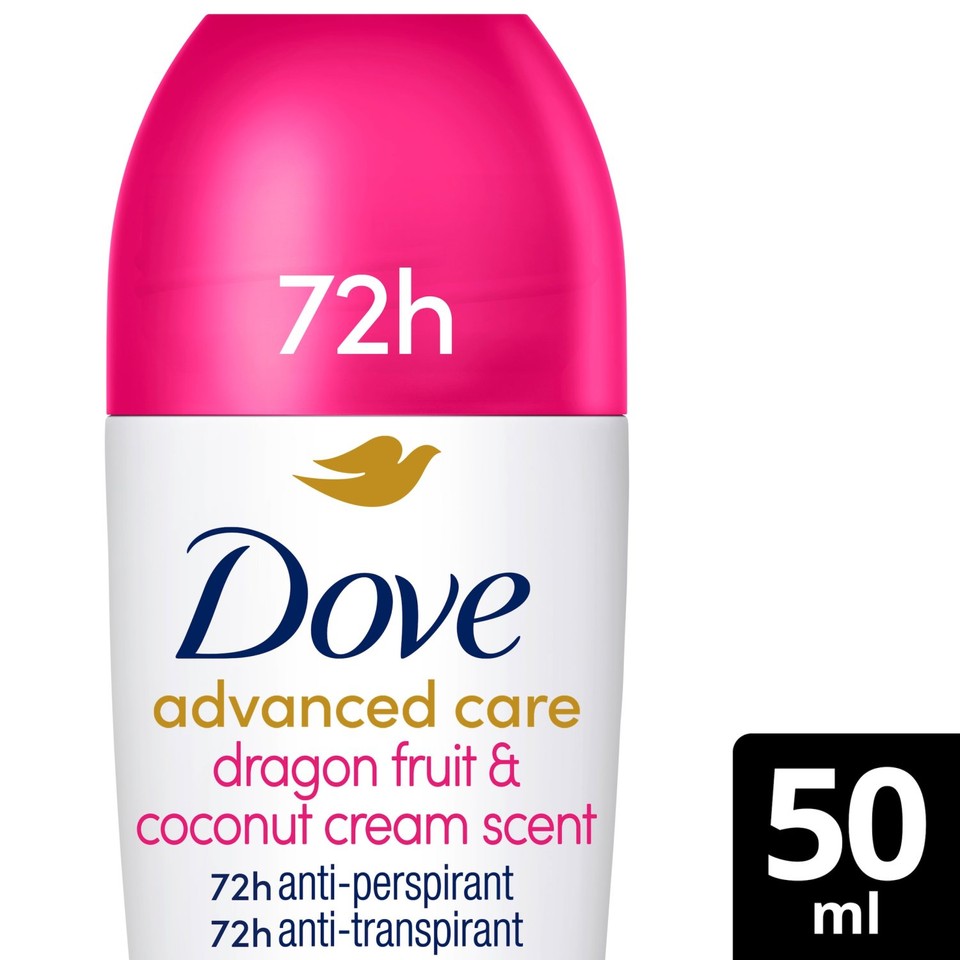 Dove Advanced Care Dragonfruit & Coconut Cream Roll On Antiperspirant - Morrisons Online ...