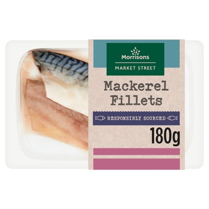 Morrisons Market Street Mackerel Fillets 180g - Morrisons Online ...