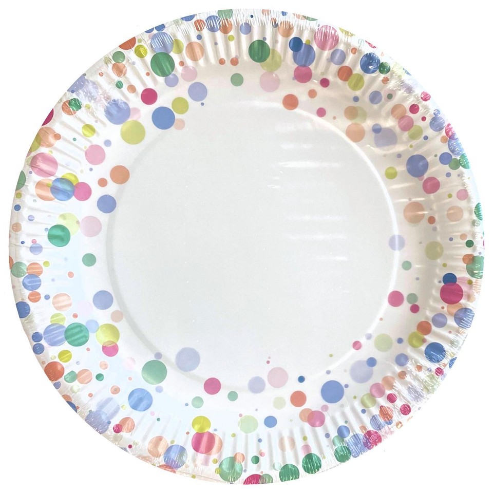Nutmeg Home Bubbles Plates 10 Pack - Morrisons Online Groceries & Offers